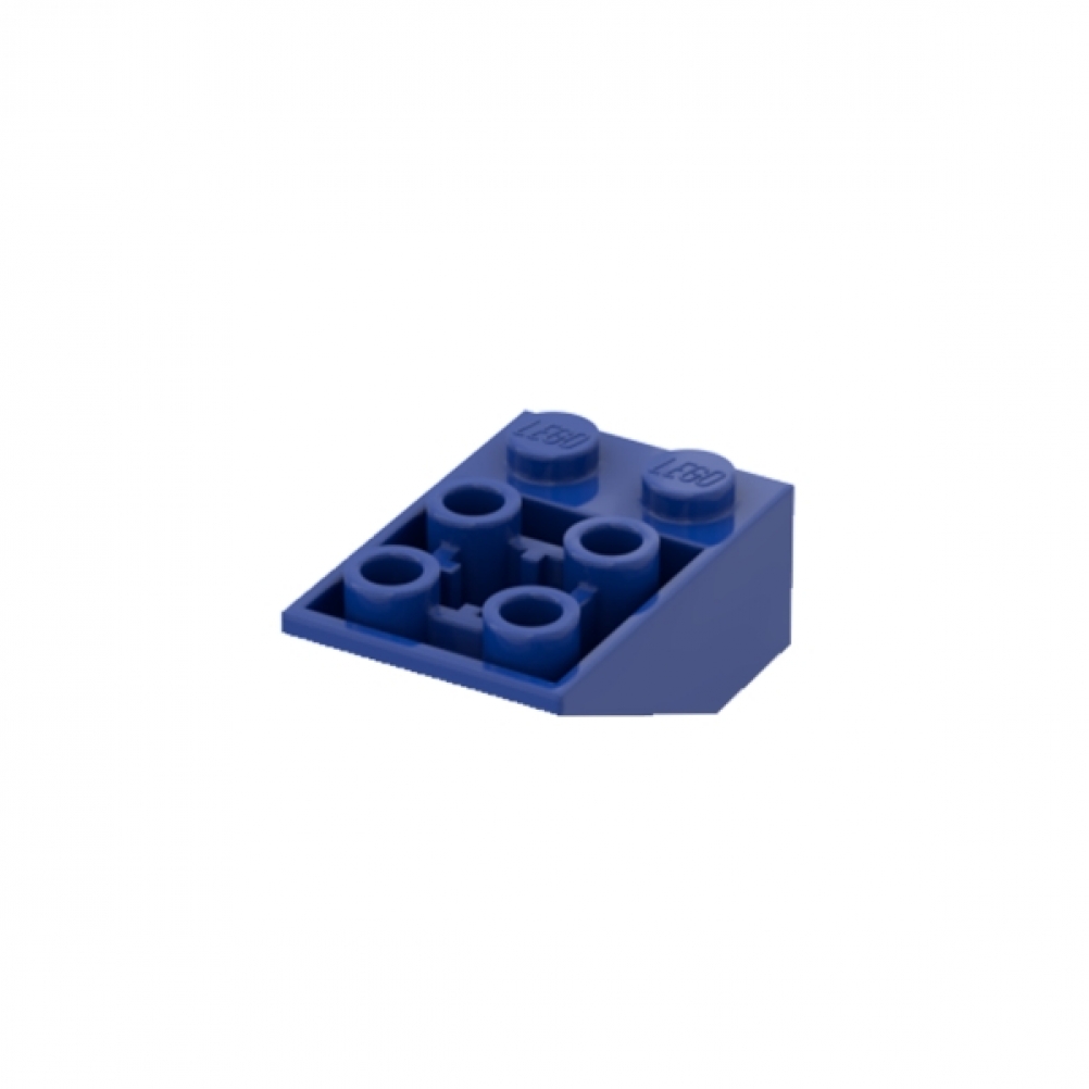 Slope Inverted 33 3X2 with Connections between Studs Blue - BRIX PLANET ...