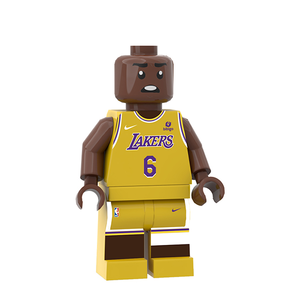 Minifigures Personalizzata Lebron James Lakers N. 6 - BRIX PLANET ...