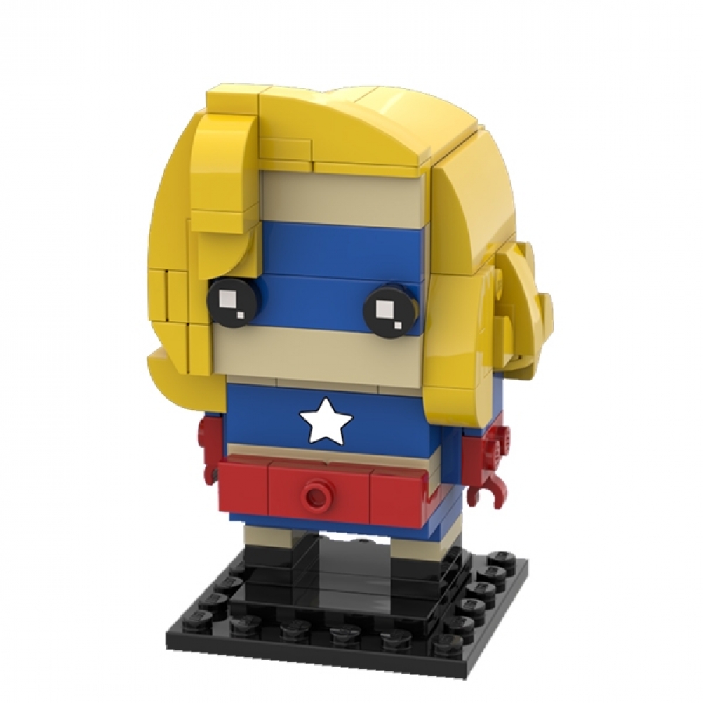 Istruzioni MOC Star Girl - BRIX PLANET - LEGO MiniFigure World Shop